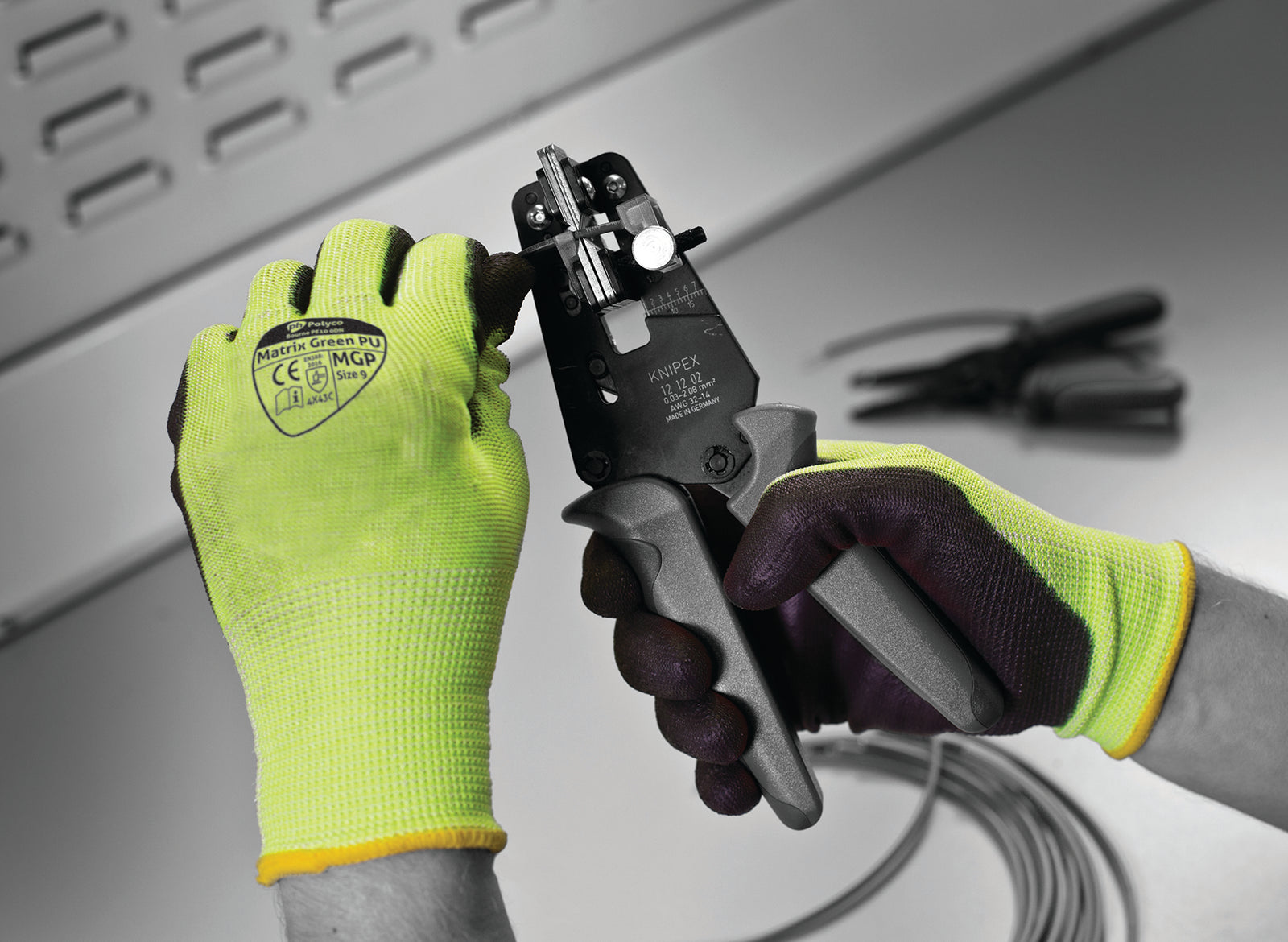 Polyco Matrix Green Cut Resistant Glove
